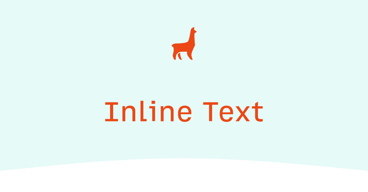 Inline Text | TinaCMS Docs